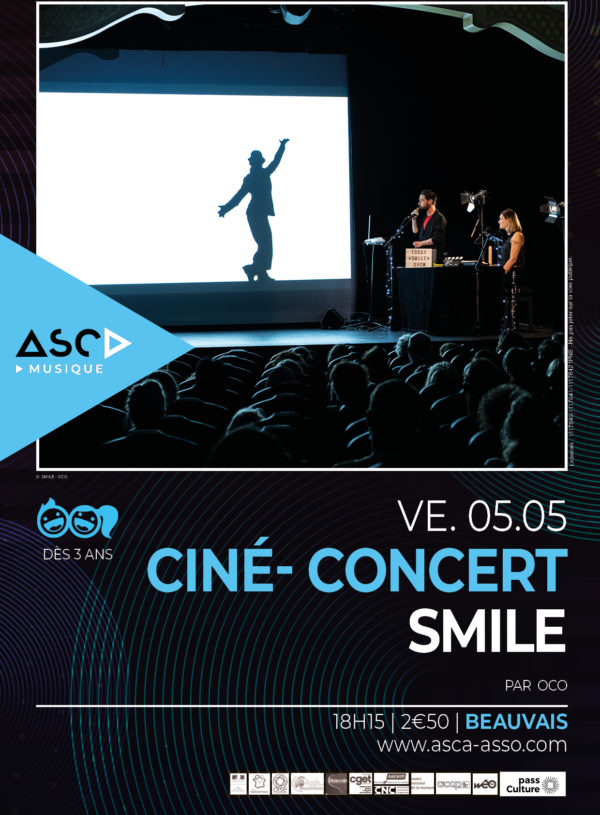 Séance cinéma CINÉ-CONCERT : SMILE - L'ASCA